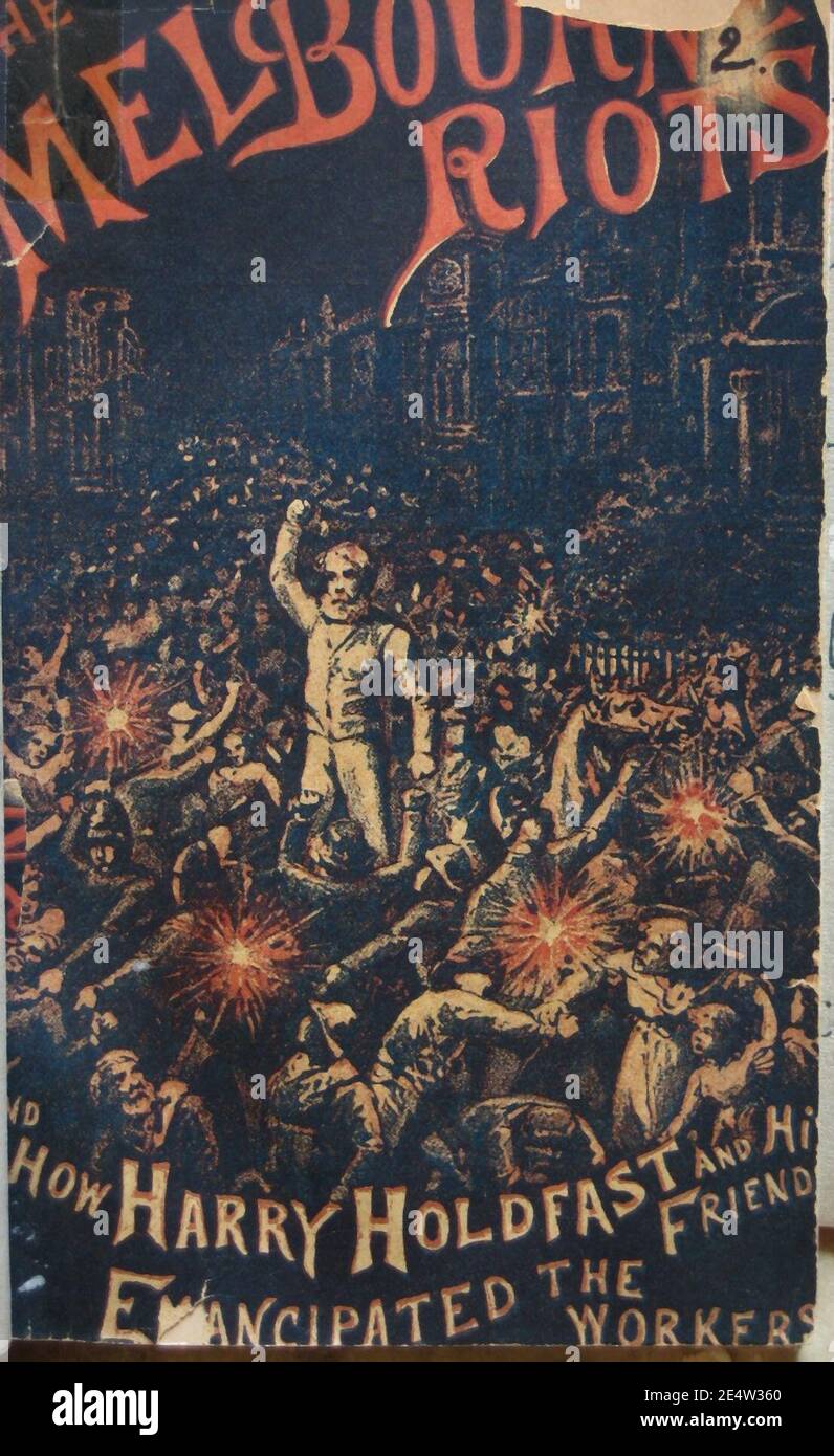 Melbourne Riots cover Stock Photo - Alamy