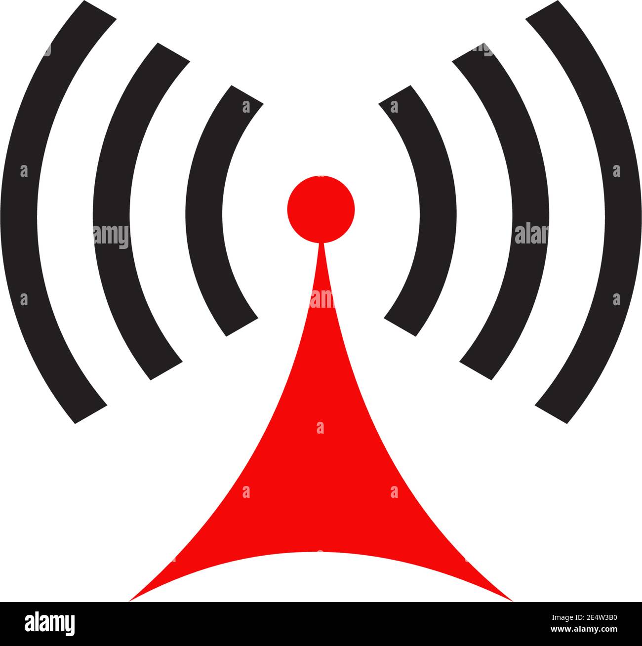 Signal wave icon logo design inspiration vector illustration template ...