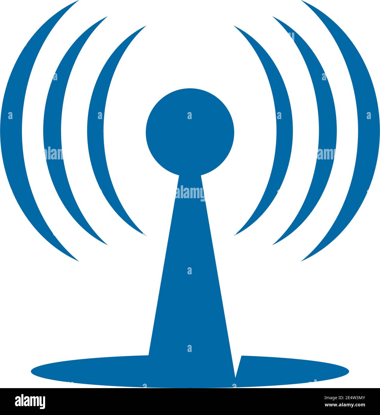 Signal wave icon logo design inspiration vector illustration template ...