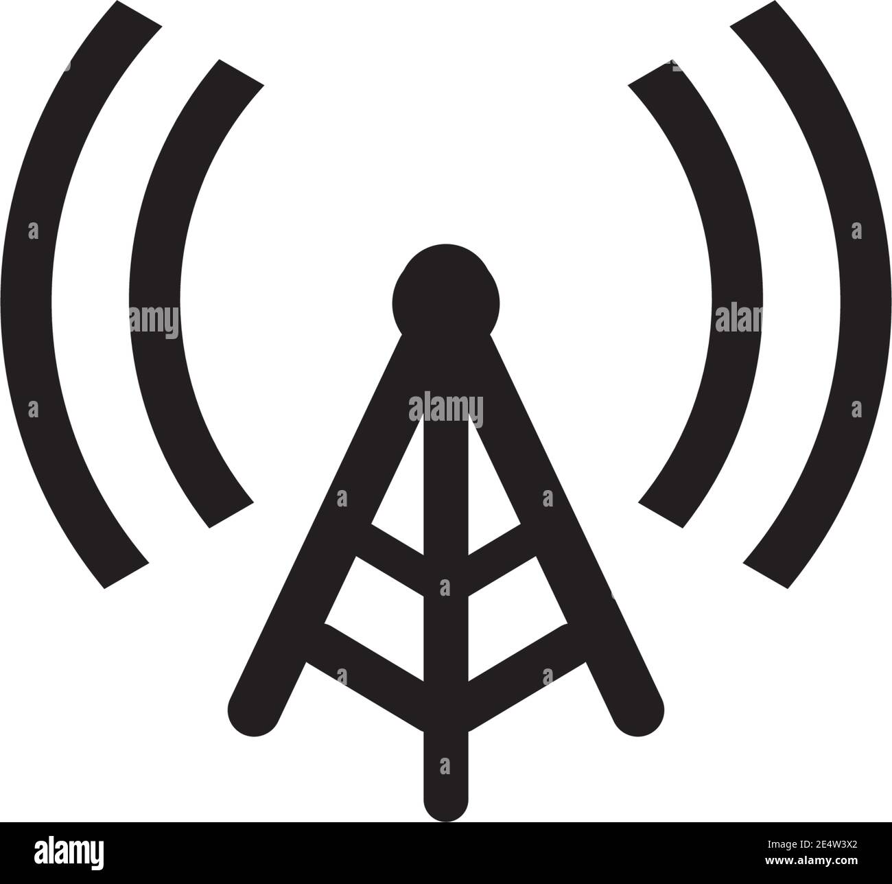 Signal wave icon logo design inspiration vector illustration template ...