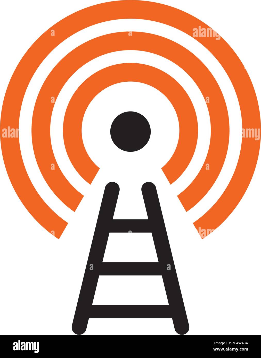 Signal wave icon logo design inspiration vector illustration template ...