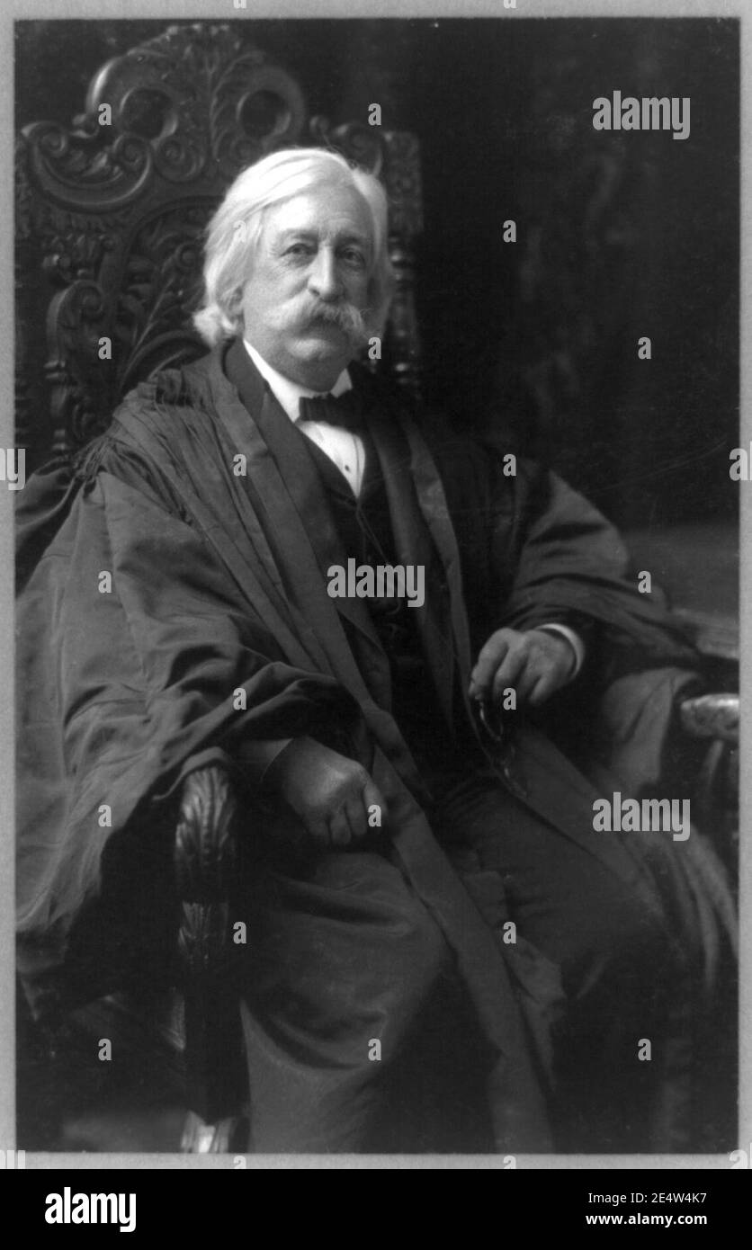 Melville Weston Fuller, Supreme Court chief justice, three-quarter ...