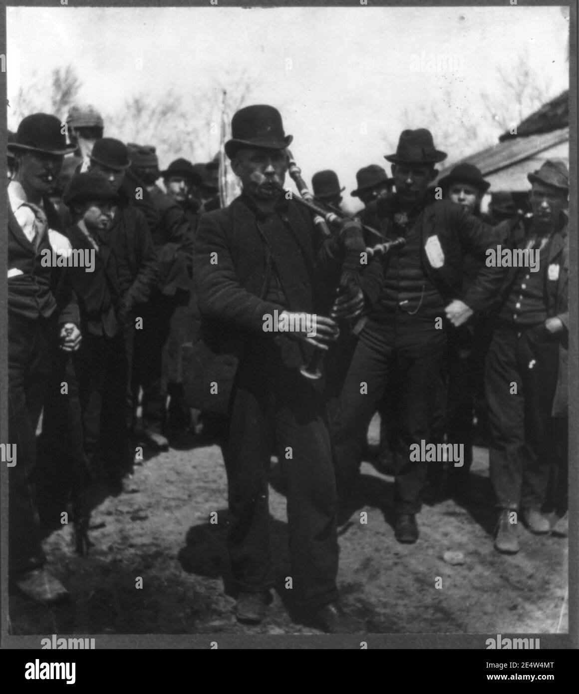 Members of Coxey's Army- men and boys around ''Little Bobby'', the ...