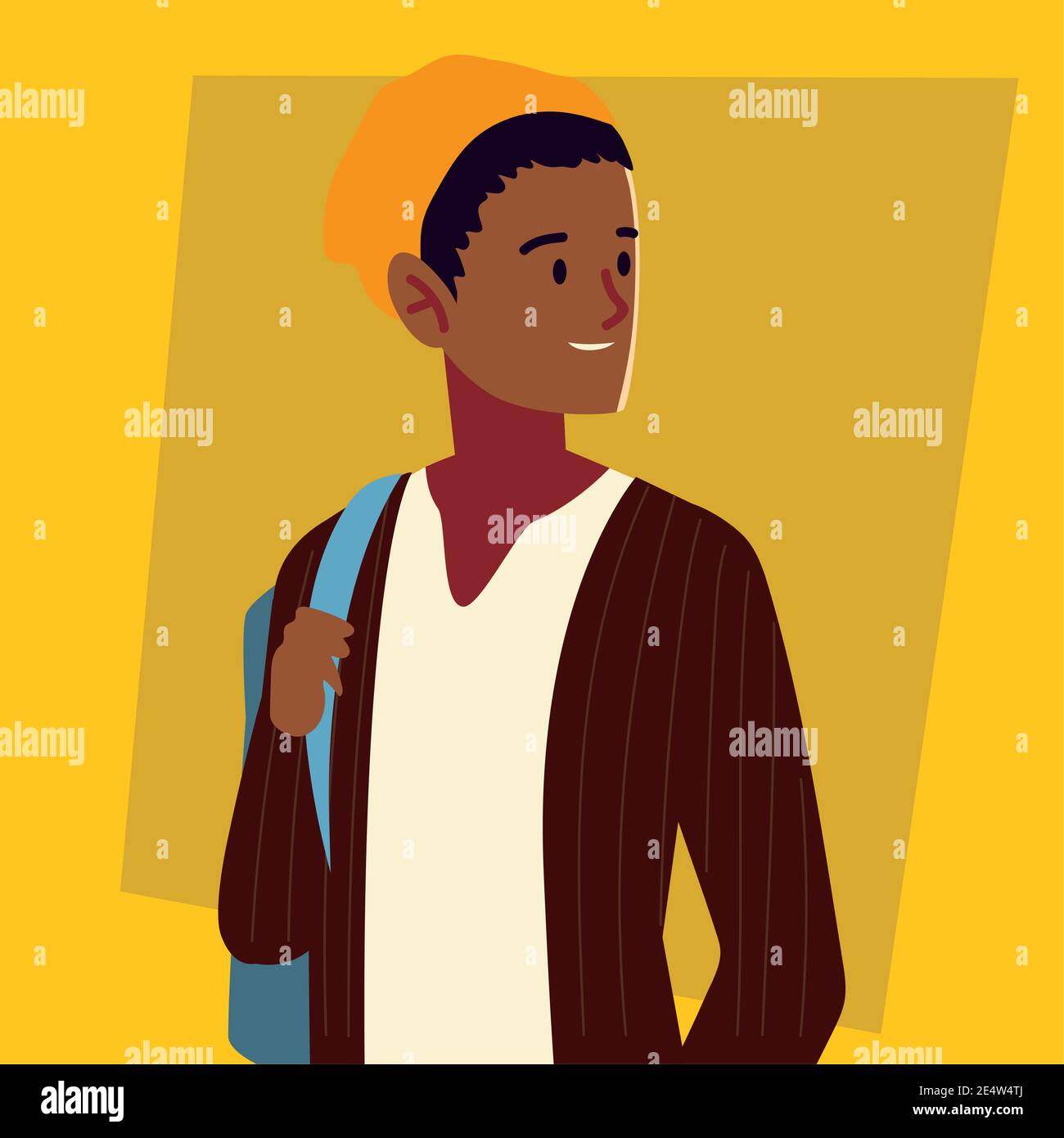 student male character, people student university vector illustration ...