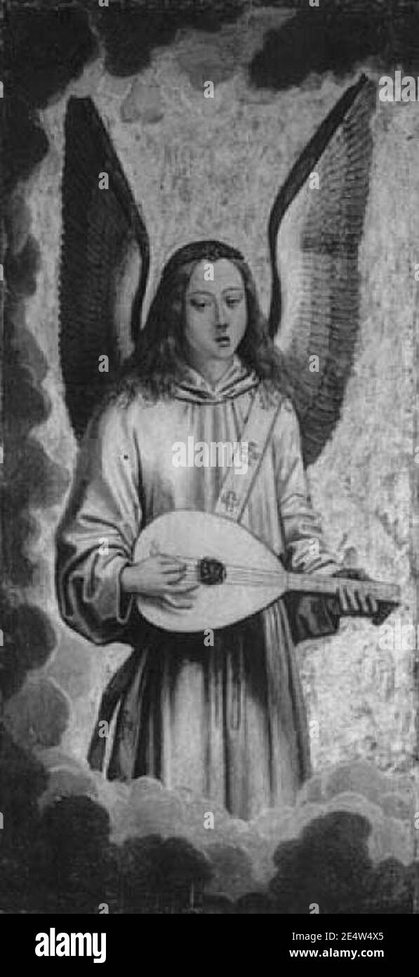 Angel playing the lute hi-res stock photography and images - Alamy