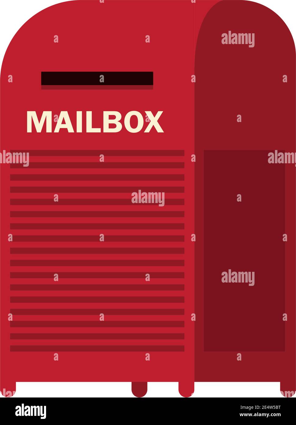 postal service mailbox courier icon image vector illustration Stock ...