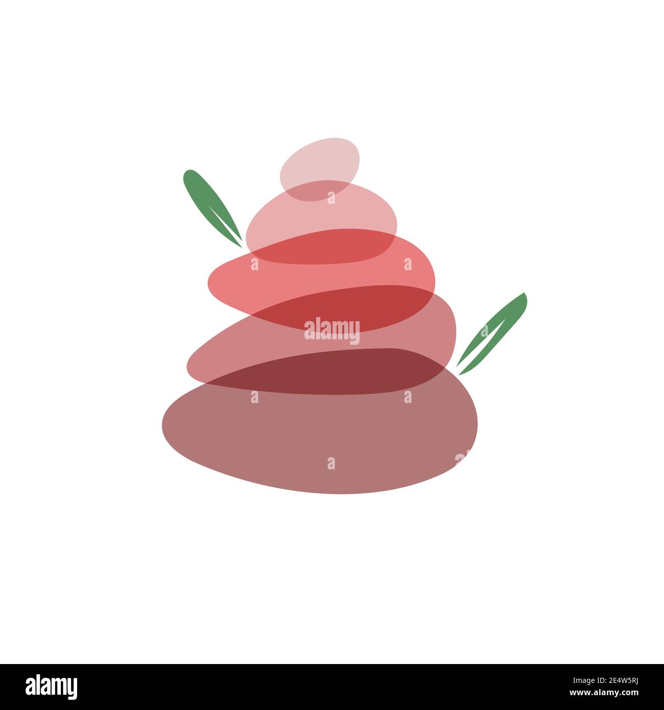 Hot stones therapy icon Cut Out Stock Images & Pictures - Alamy