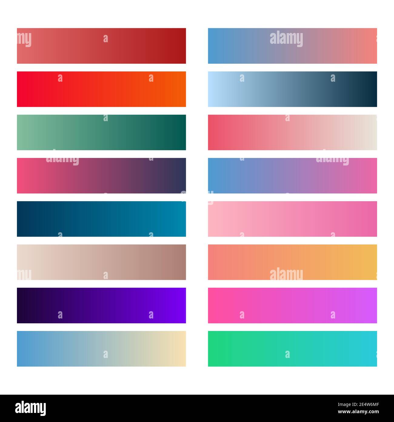 Set of gradients. Vector collection of gradients Stock Vector Image ...