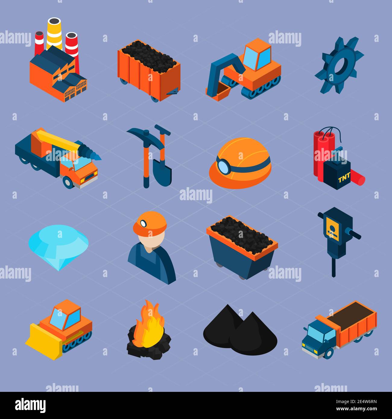 Minerals extraction Stock Vector Images - Alamy