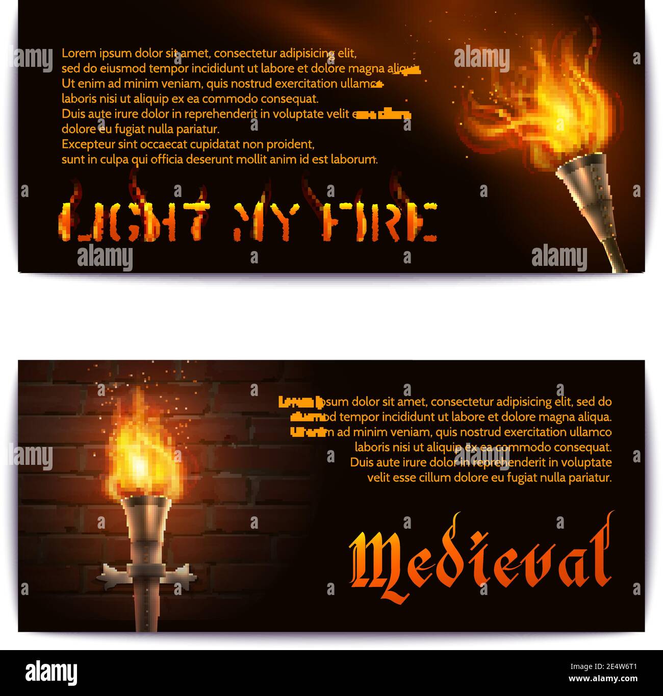 Medieval Torch Light High Resolution Stock Photography and Images - Alamy