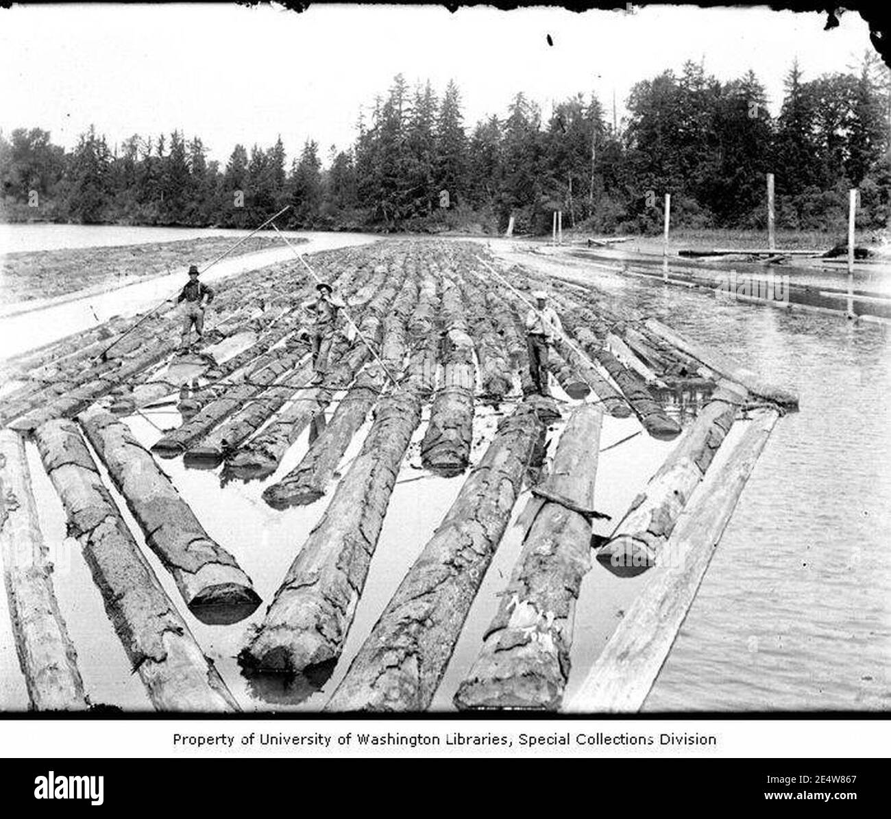 Working log boom hi-res stock photography and images - Alamy