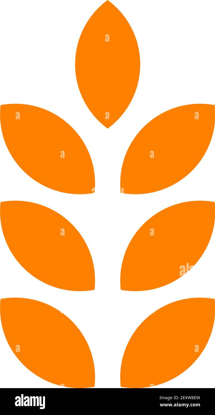 Wheat flour agriculture logo design inspiration vector template Stock ...