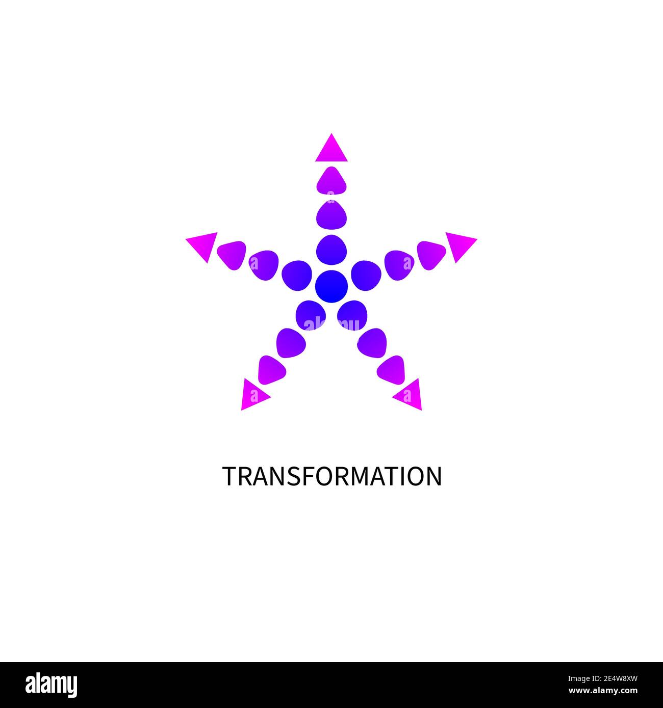 Personal transformation symbol Stock Vector Images - Alamy