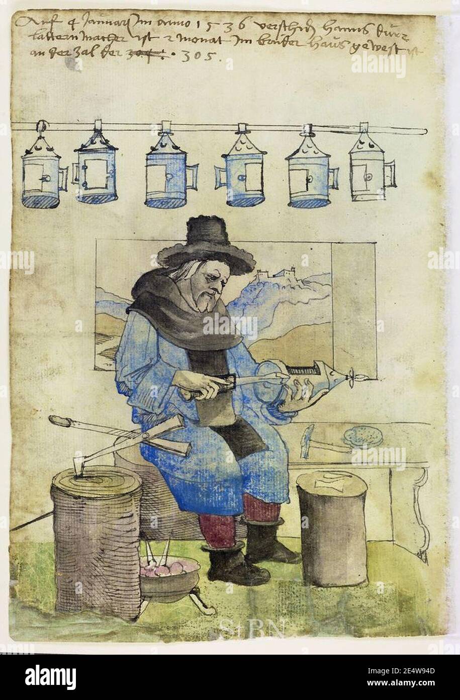 Mendel I 155 v Stock Photo - Alamy