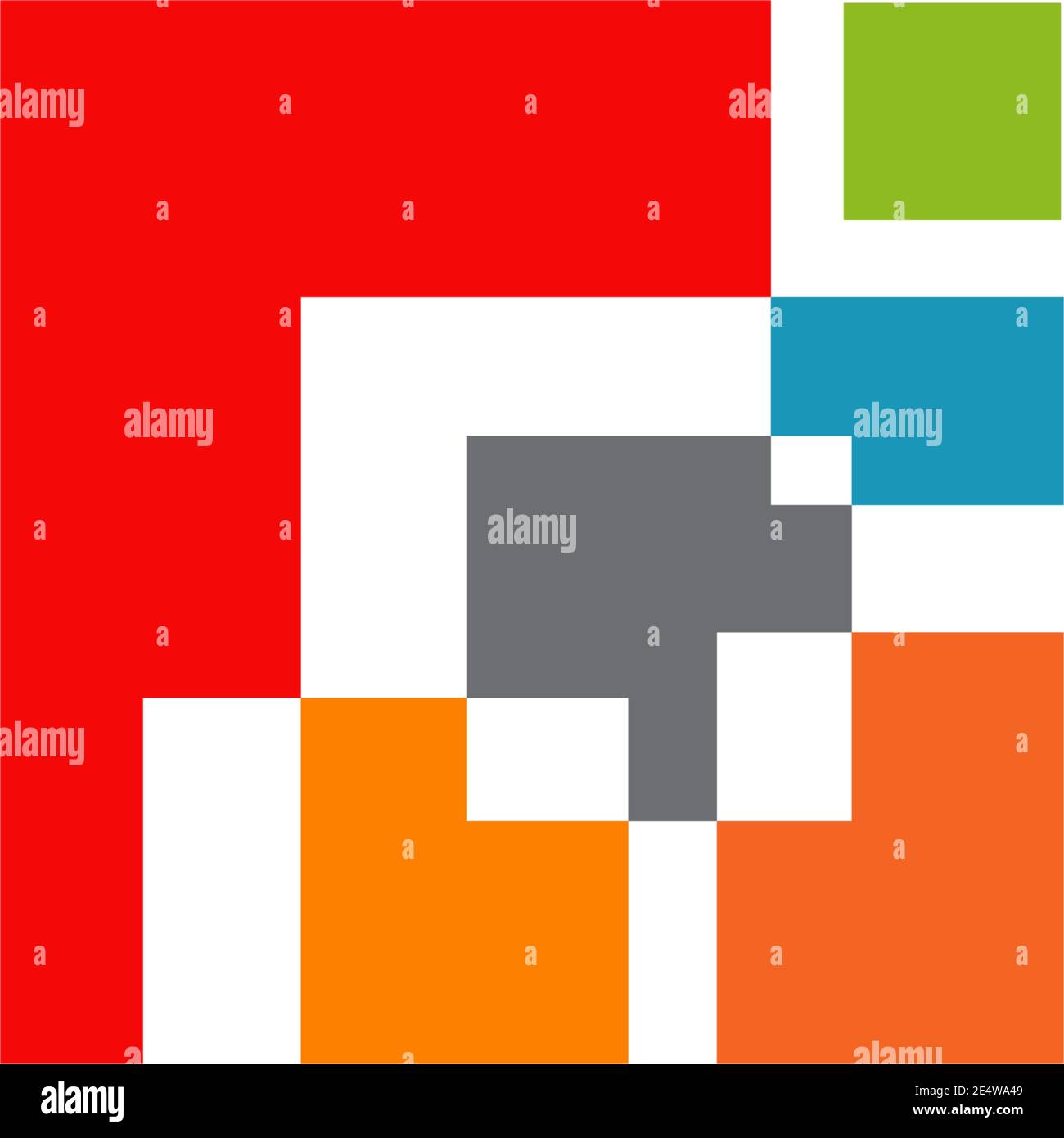 Square shape icon logo design inspiration vector template Stock Vector ...