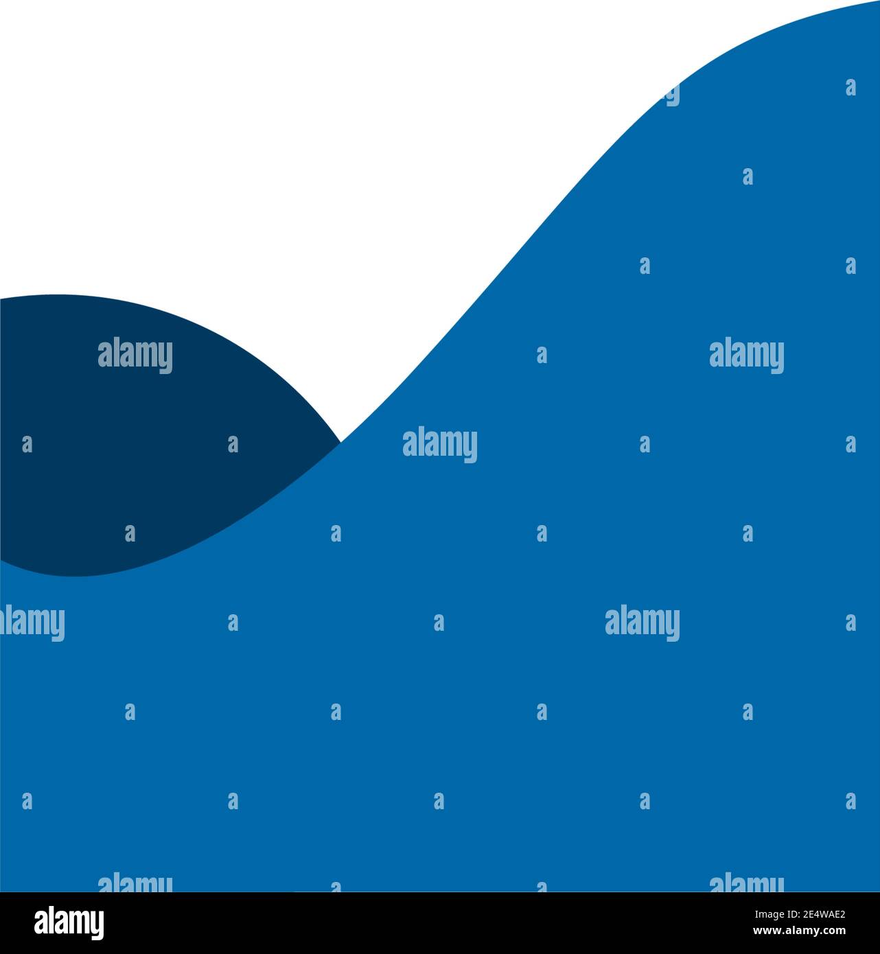 Wave icon logo design inspiration vector template Stock Vector Image ...