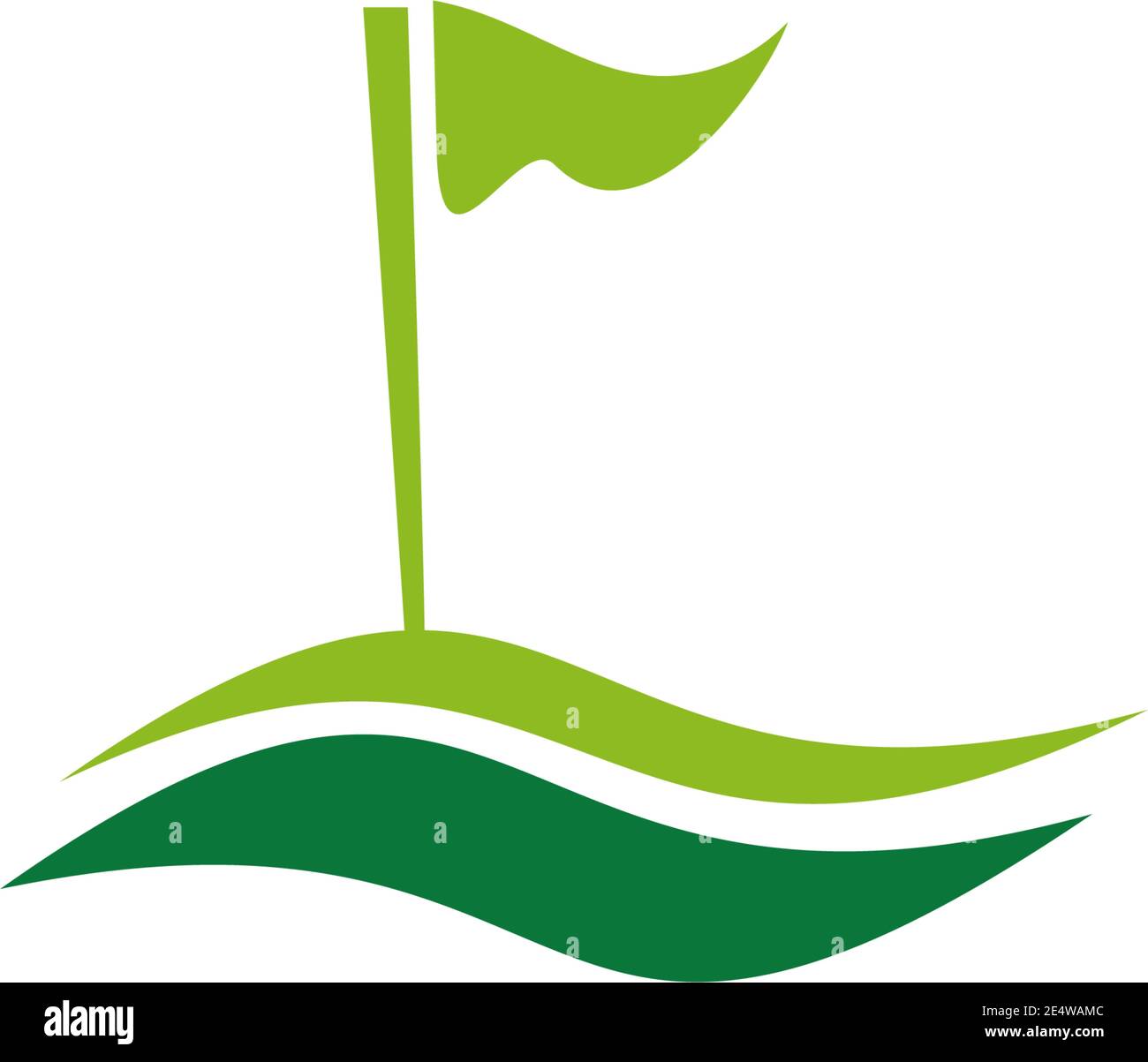 Golf fairway Stock Vector Images - Alamy