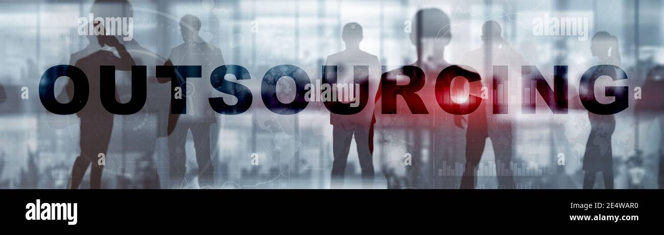 Outsourcing banner hi-res stock photography and images - Alamy