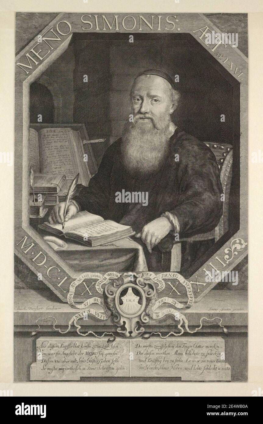 Menno Simons by Jacob Burghart Stock Photo - Alamy