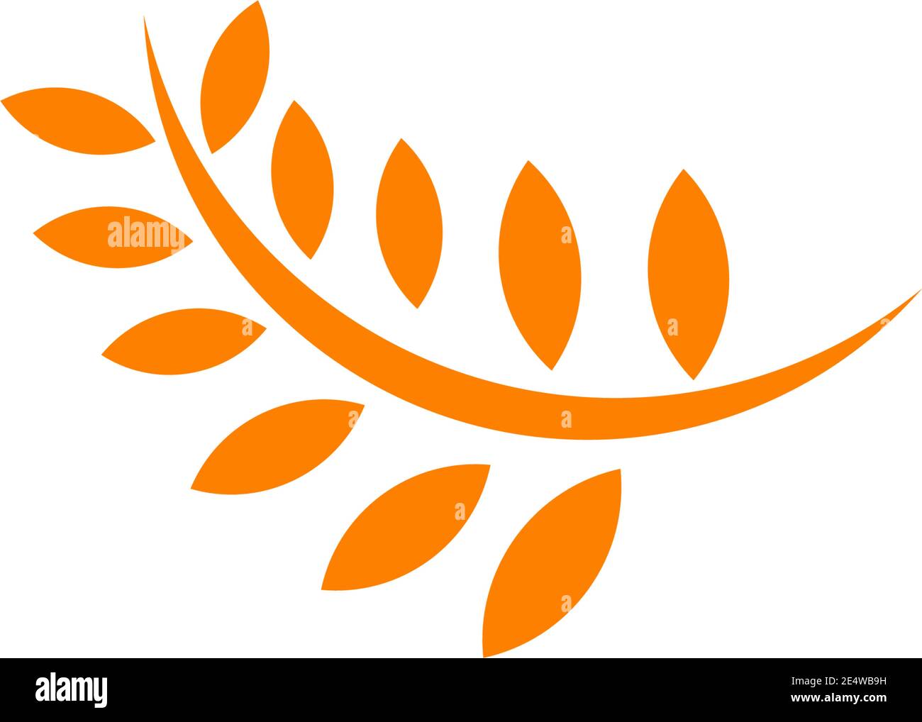 Wheat flour agriculture logo design inspiration vector template Stock ...