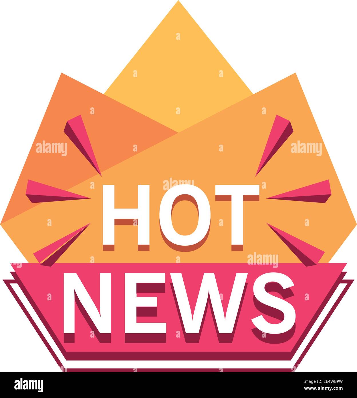 hot news banner design, Technology channel communication and tv theme ...