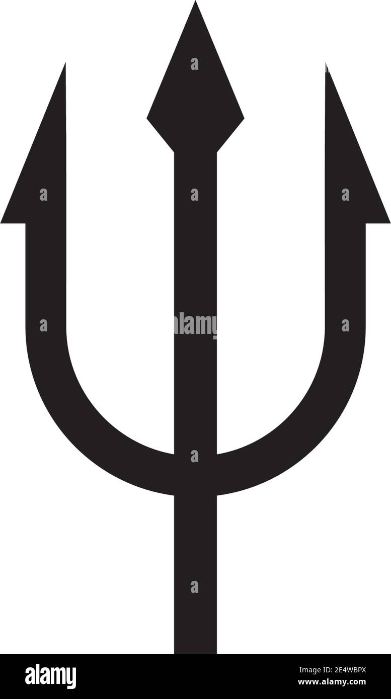 Trident weapon logo design inspiration vector template Stock Vector ...