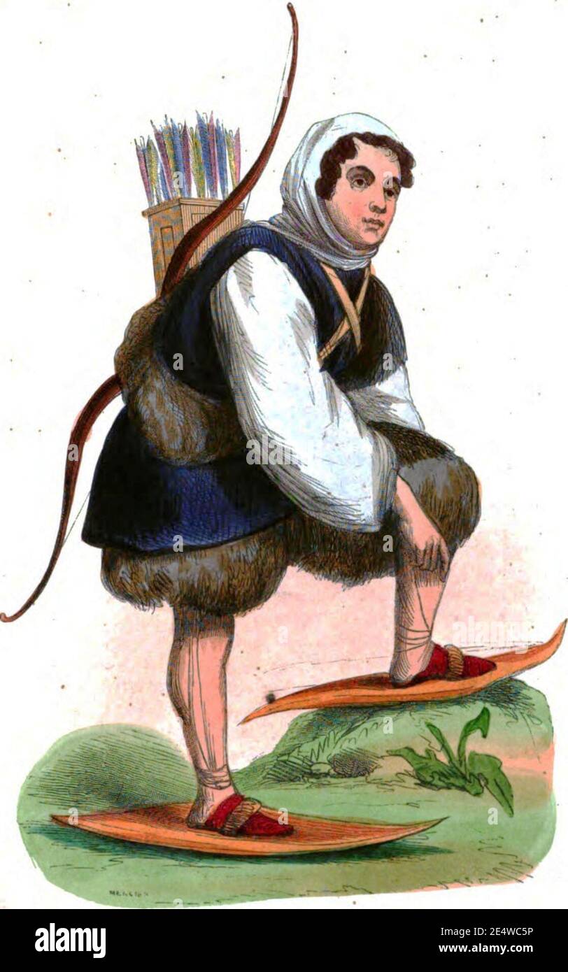 Mercier. Samoyades (Asie). Auguste Wahlen. Moeurs, usages et costumes ...