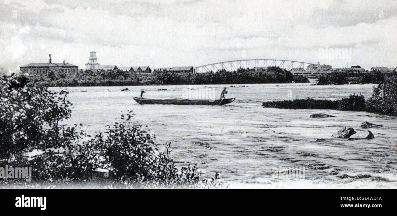 Merikoski Oulu pre1902 Stock Photo - Alamy