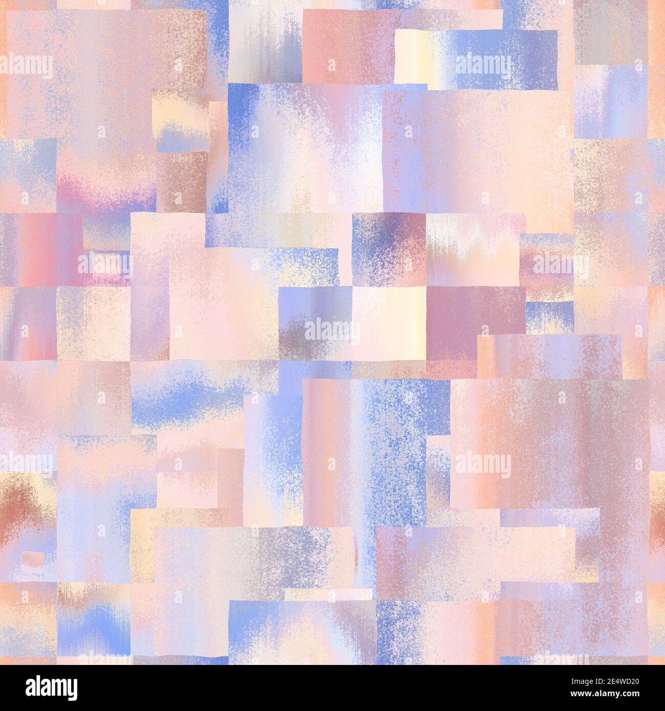 Seamless rectangle geo tile mosaic pattern swatch Stock Photo - Alamy