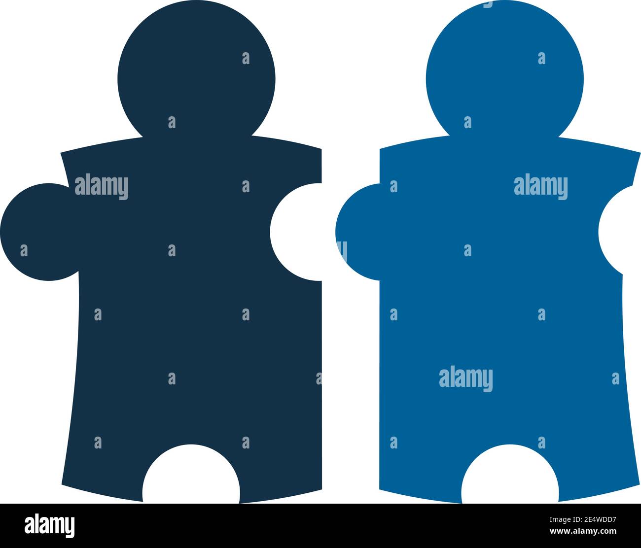 Puzzles people Logo Template Stock Vector Image & Art - Alamy