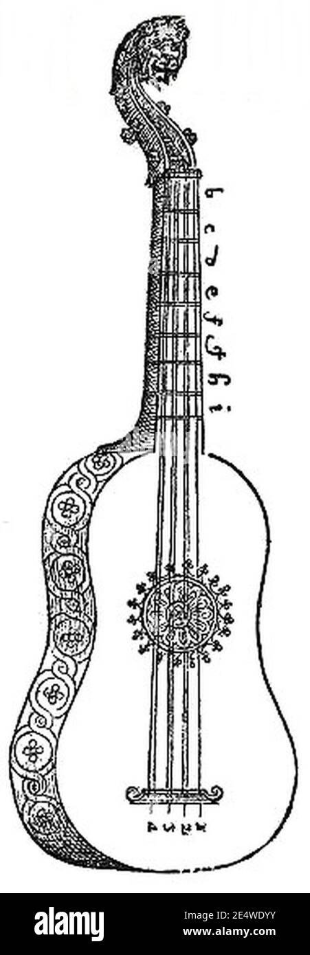 Mersenne gitar 001 Stock Photo - Alamy