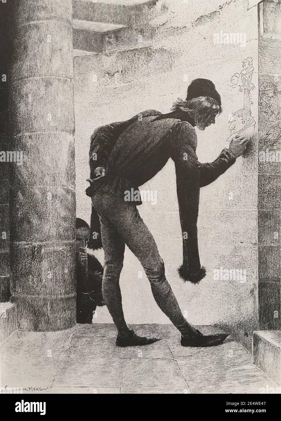 Merson - the-hunchback-of-notre-dame-illustration Stock Photo - Alamy