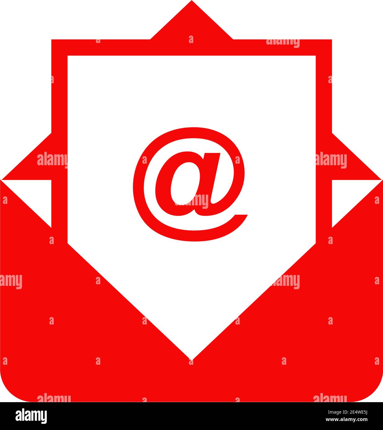 Mail letter icon logo design vector template Stock Vector Image & Art ...