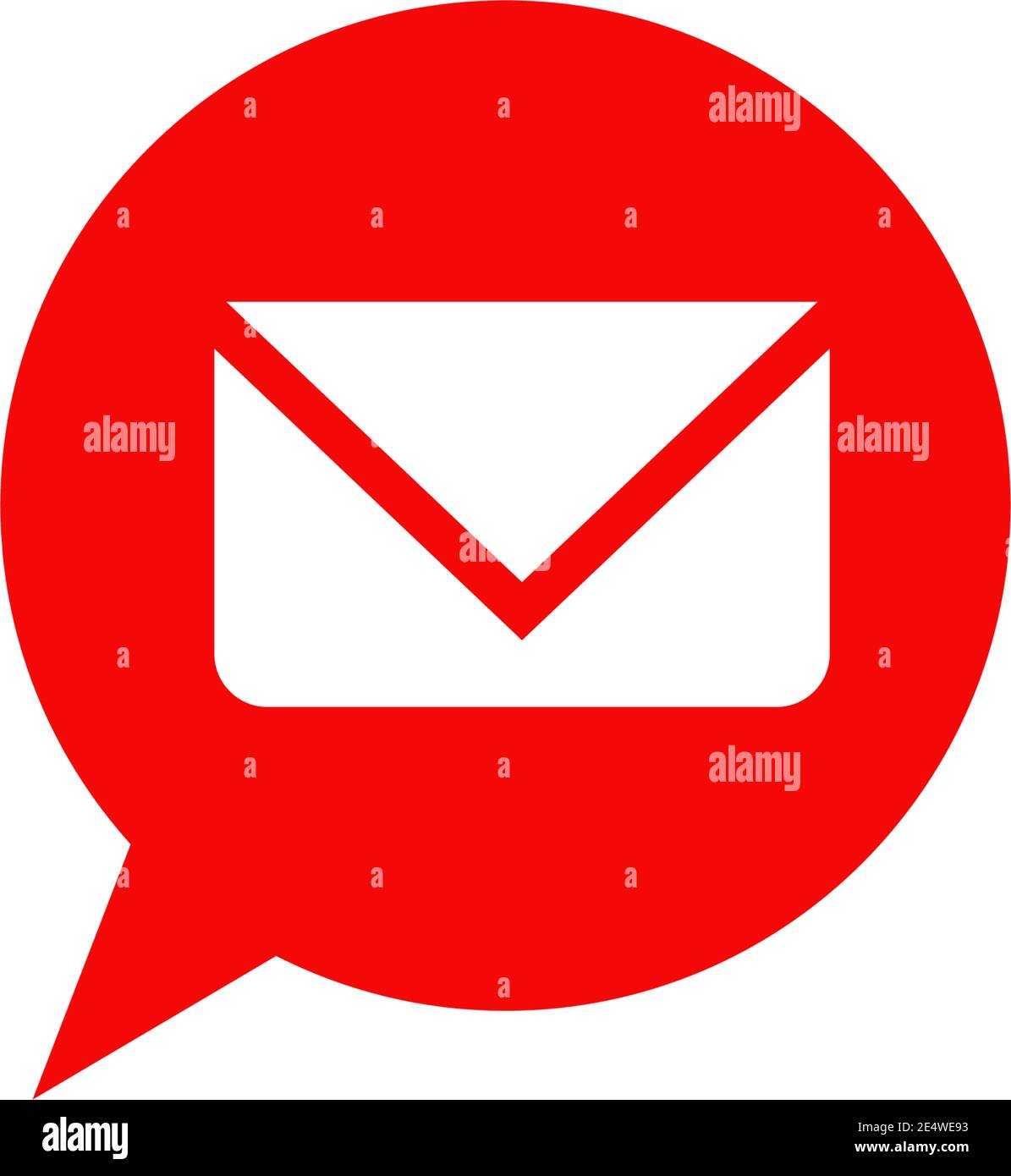 Mail letter icon logo design vector template Stock Vector Image & Art ...