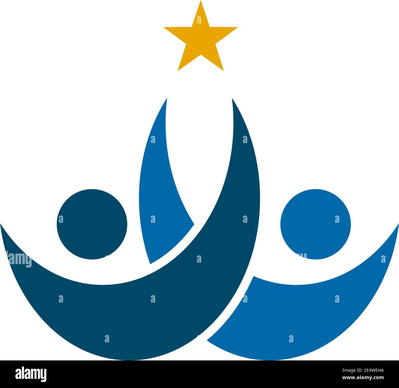 Human character logo design inspiration vector template Stock Vector ...