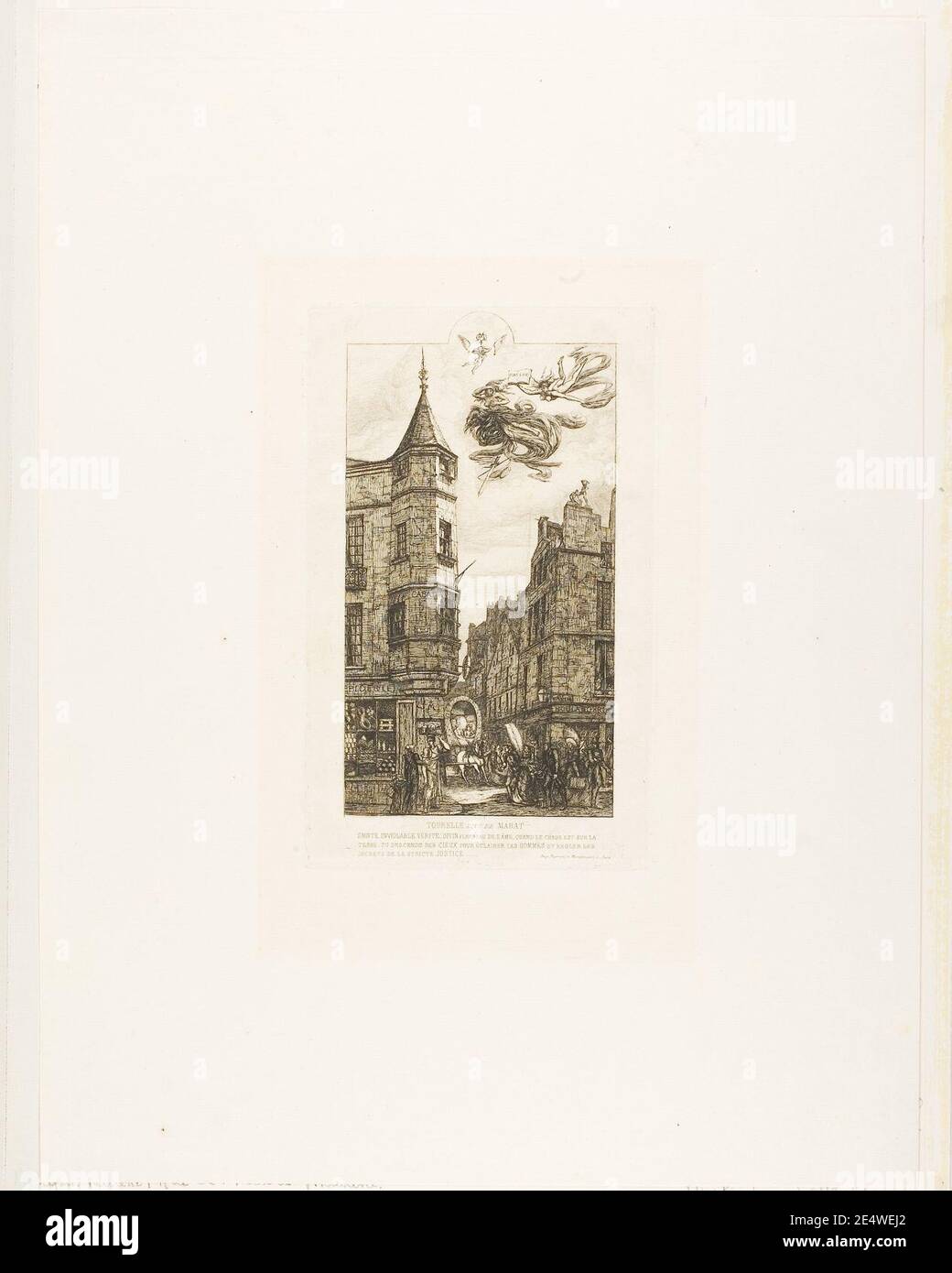 Meryon - House with a Turret, No 22, rue de l Ecole de Médecine, Paris ...