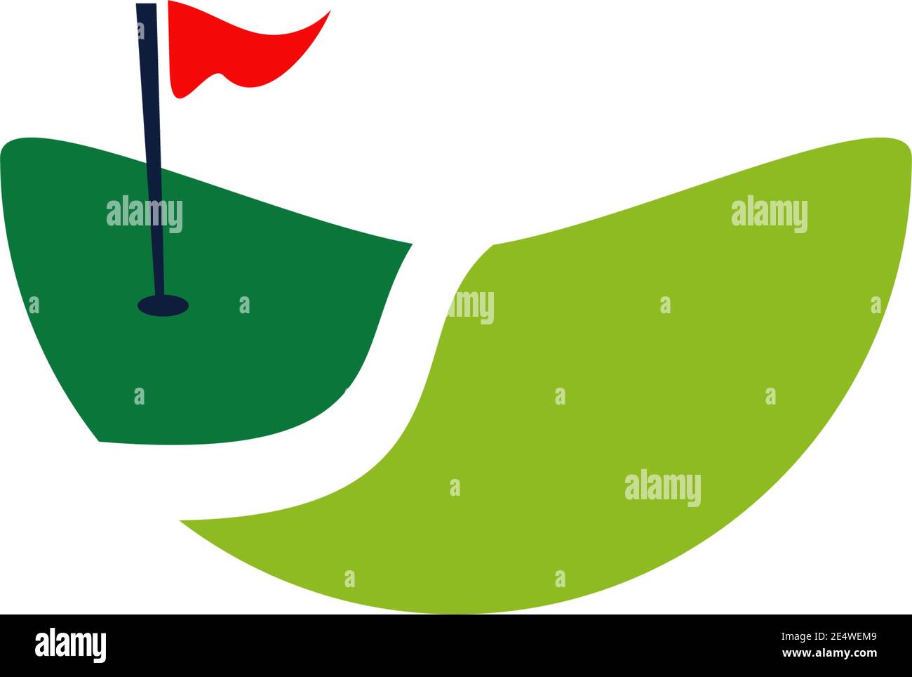 Golf logo icon design inspiration vector template Stock Vector Image ...