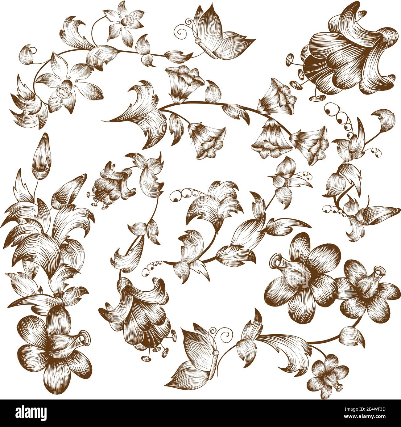 Vintage sepia Stock Vector Images - Alamy