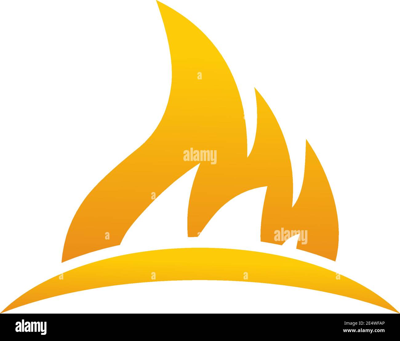 Creative fire drop logo Stock Vector Images - Alamy