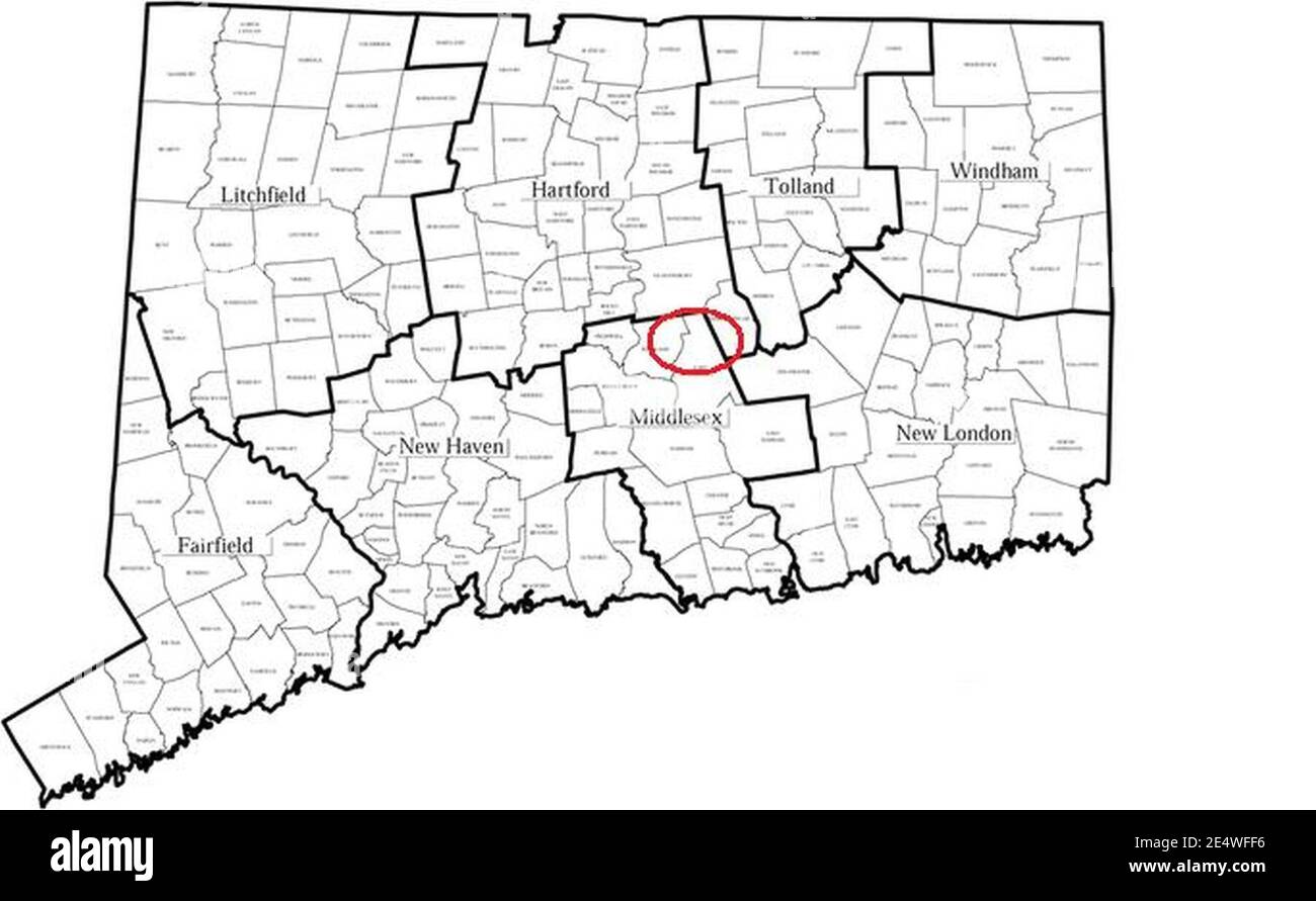 Meshomasic State Forest Map Stock Photo - Alamy