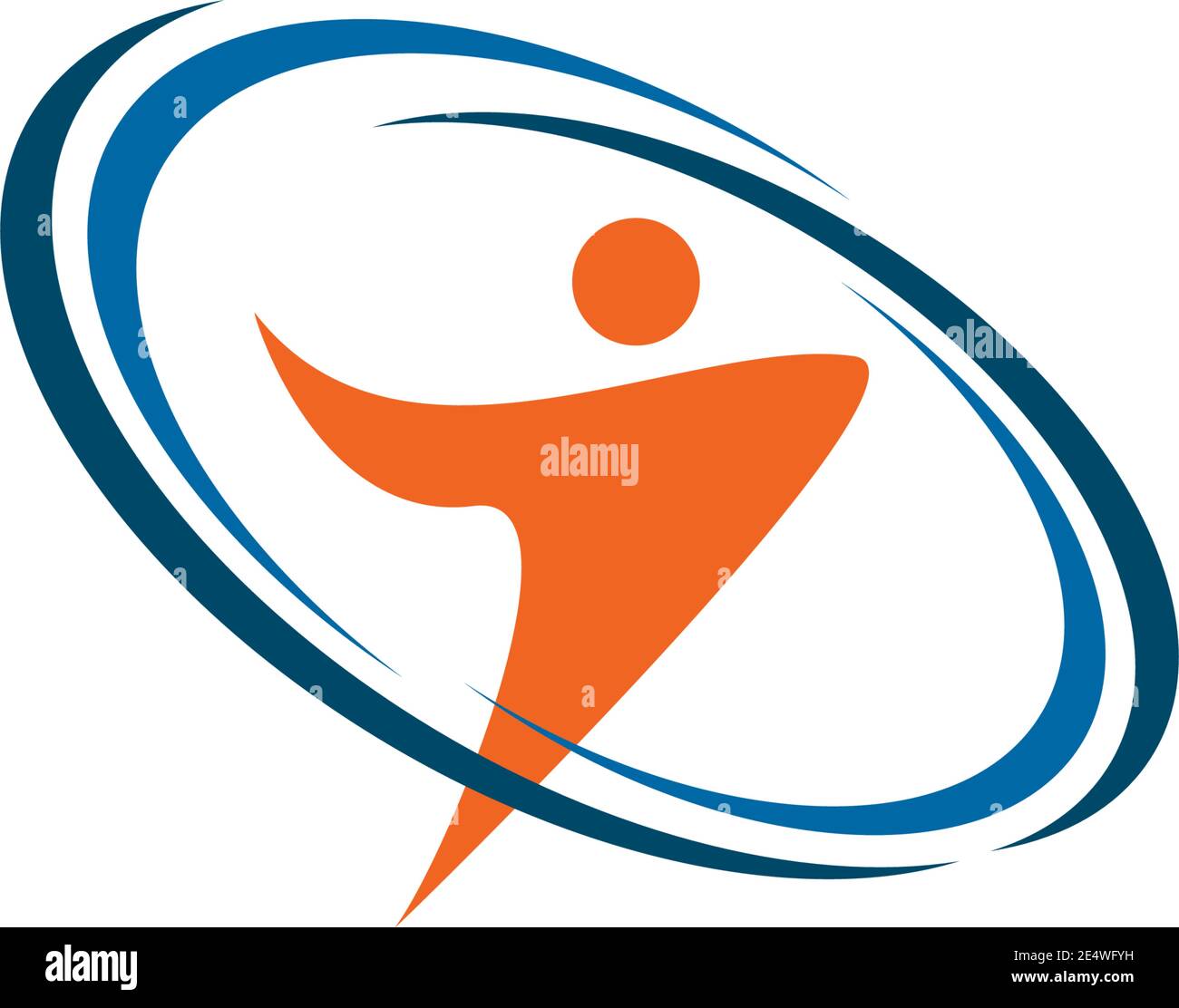 Human character logo design inspiration vector template Stock Vector ...