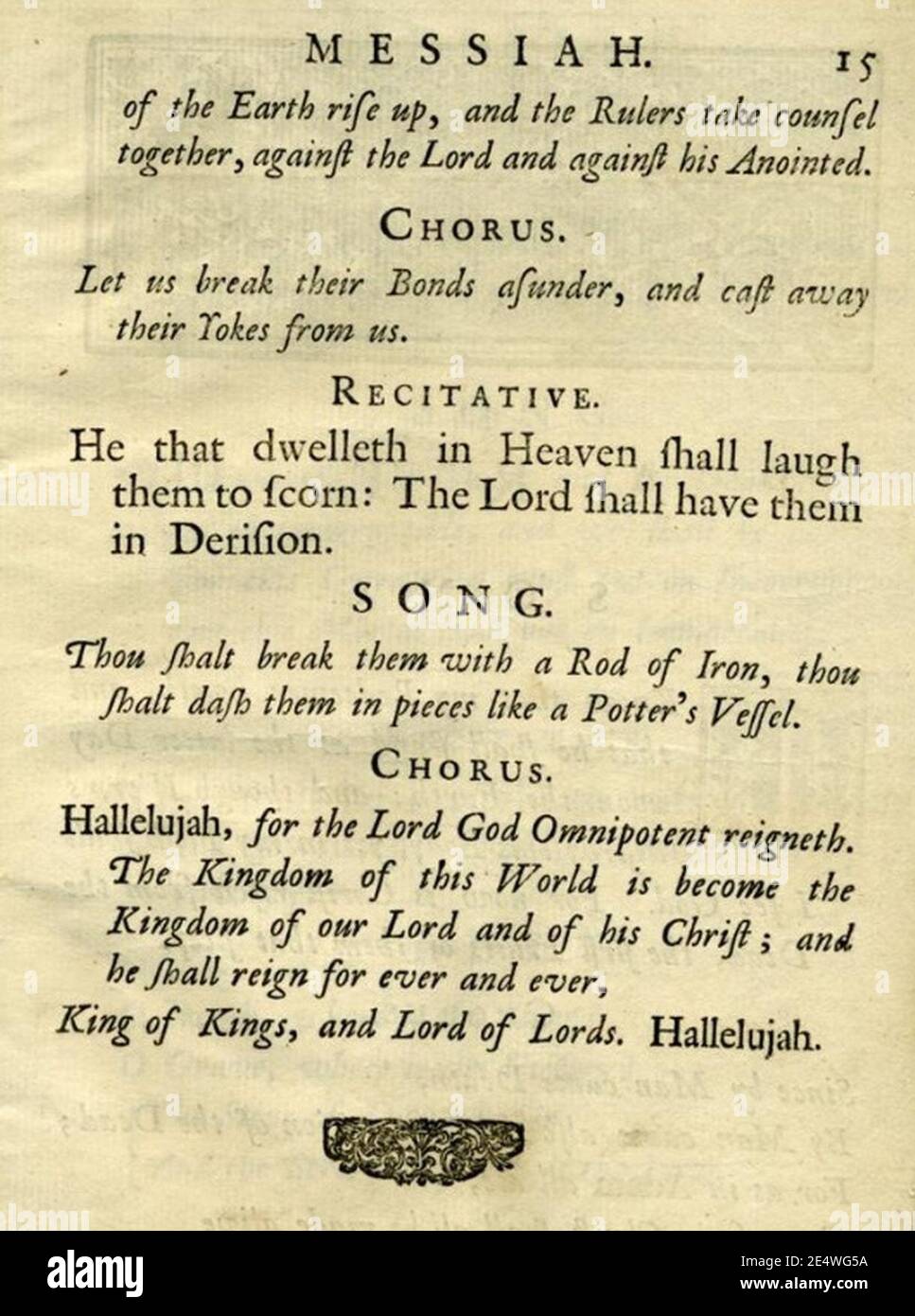 Messiah book hi-res stock photography and images - Alamy