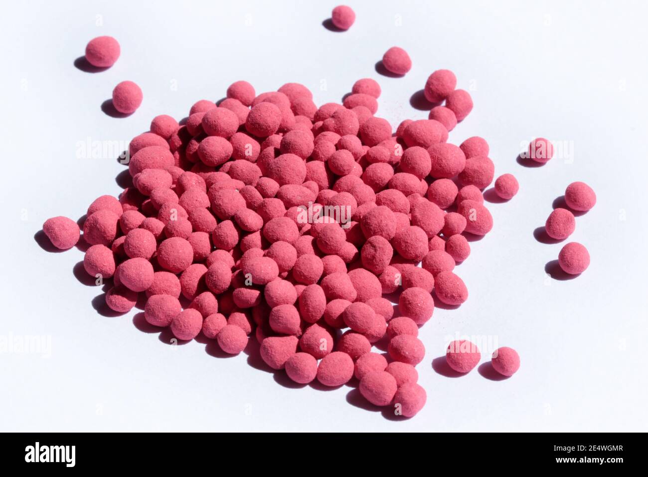powder food colors on a white background Stock Photo - Alamy