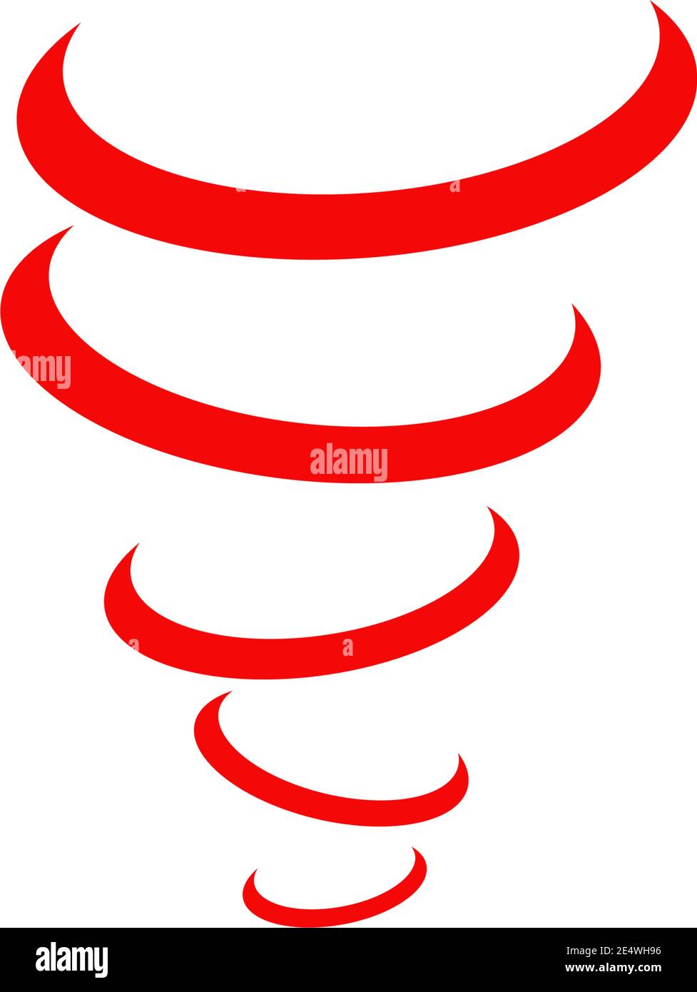 Tornado twist icon logo design vector illustration template Stock ...