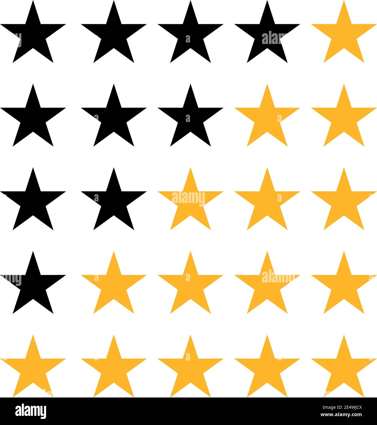 Rating stars, icon, vector Stock Vector Image & Art - Alamy