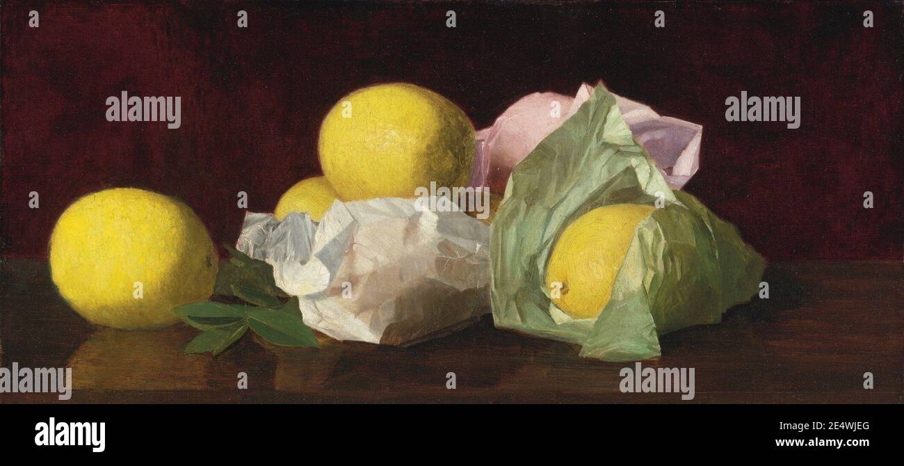 William J. McCloskey - Florida lemons (1889 Stock Photo - Alamy