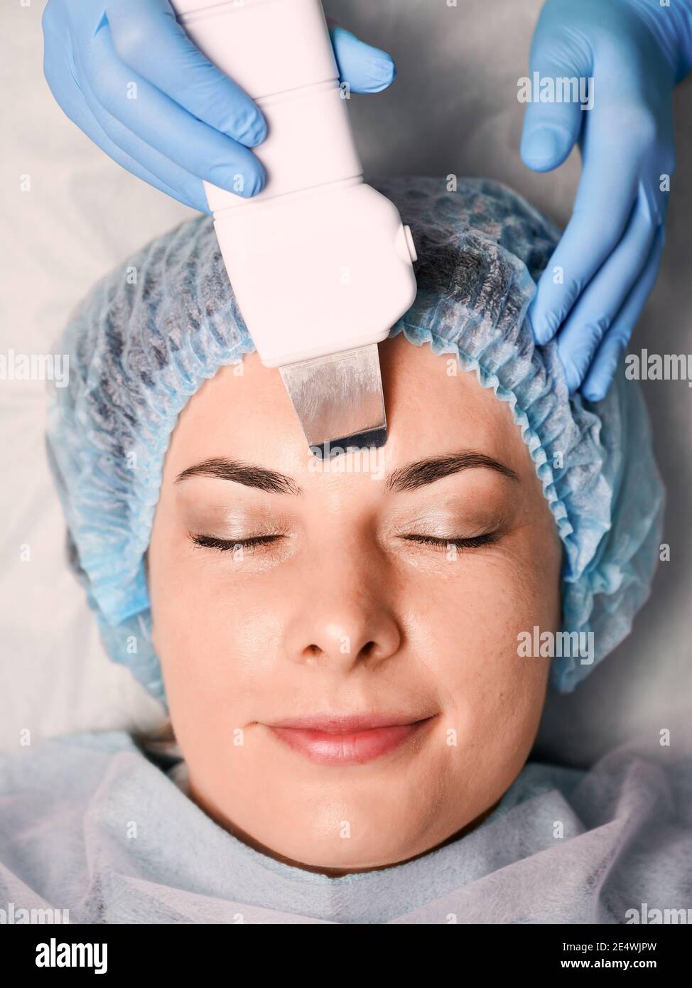 Woman exfoliating arm hi-res stock photography and images - Alamy