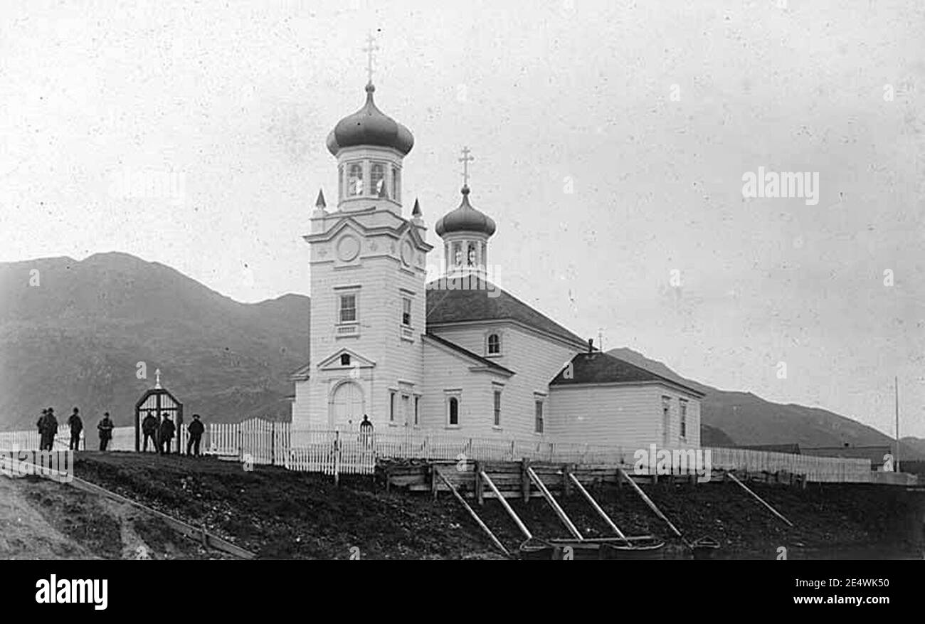 Unalaska russian orthodox church hi-res stock photography and images ...