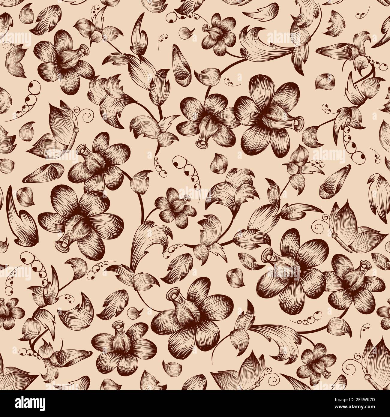 Vintage sepia texture Stock Vector Images - Alamy