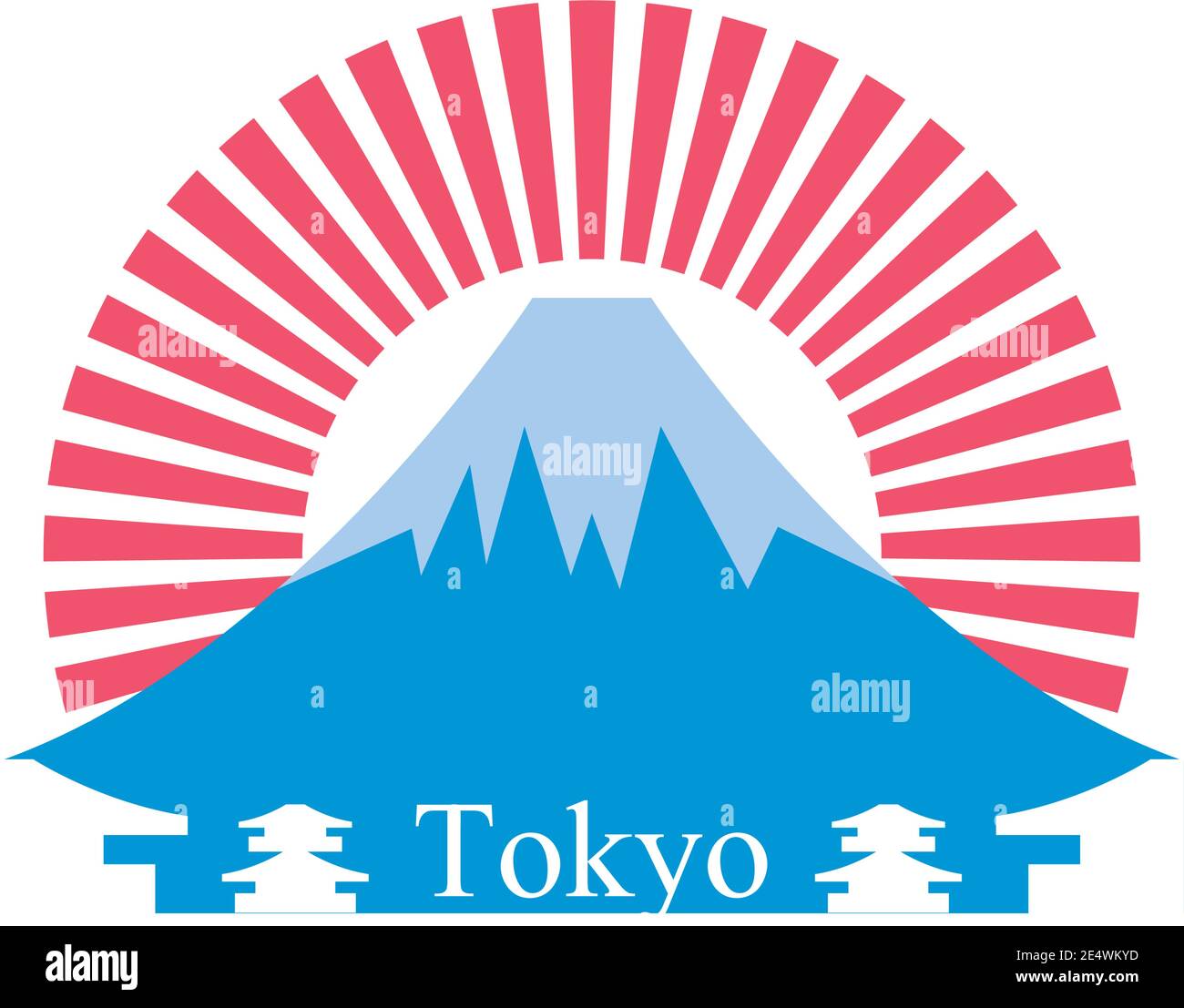 tokyo city stamp design, Travel tourism and tour theme Vector ...